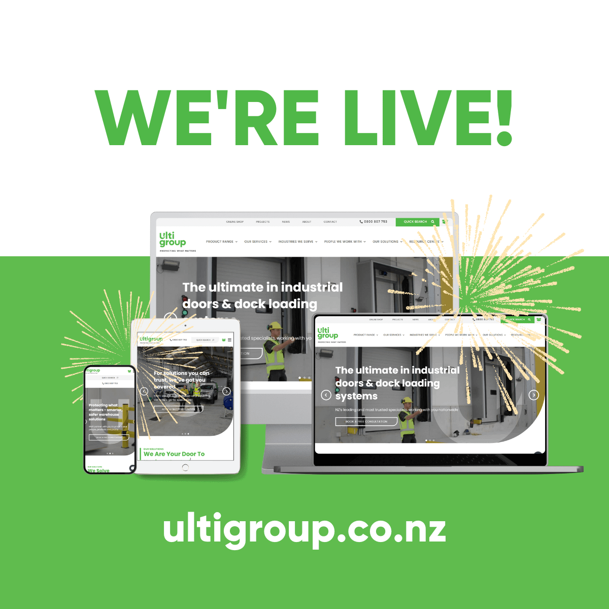 Our New Website is Live: Check it Out! - Ulti Group NZ